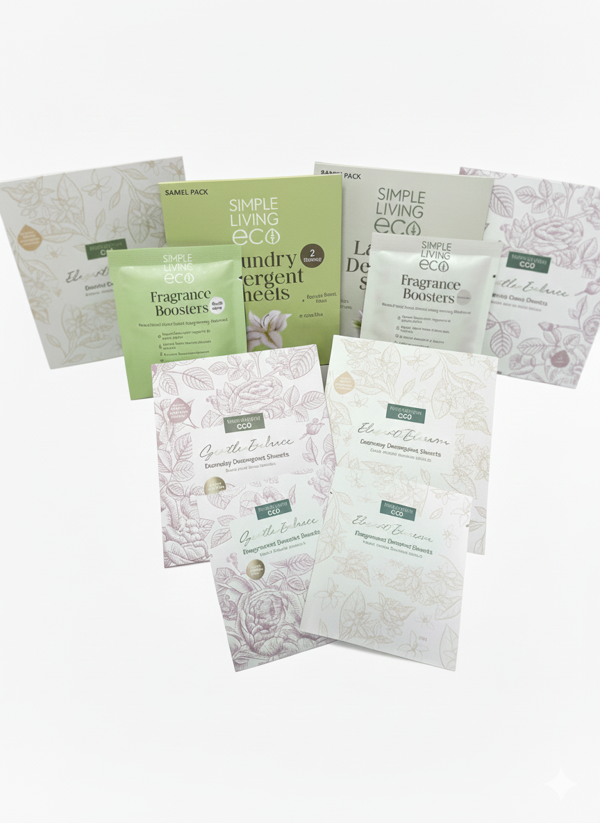 Scent Discovery Sample Set - 4 Fragrance Boosters | Simple Living Eco